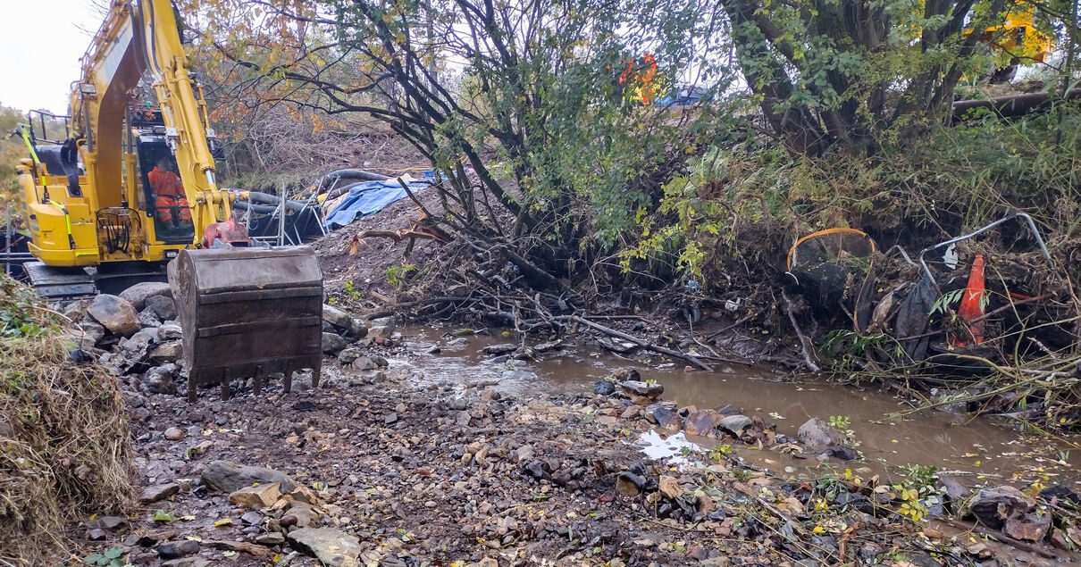 Crossmill Weir Removal - Green Action Trust