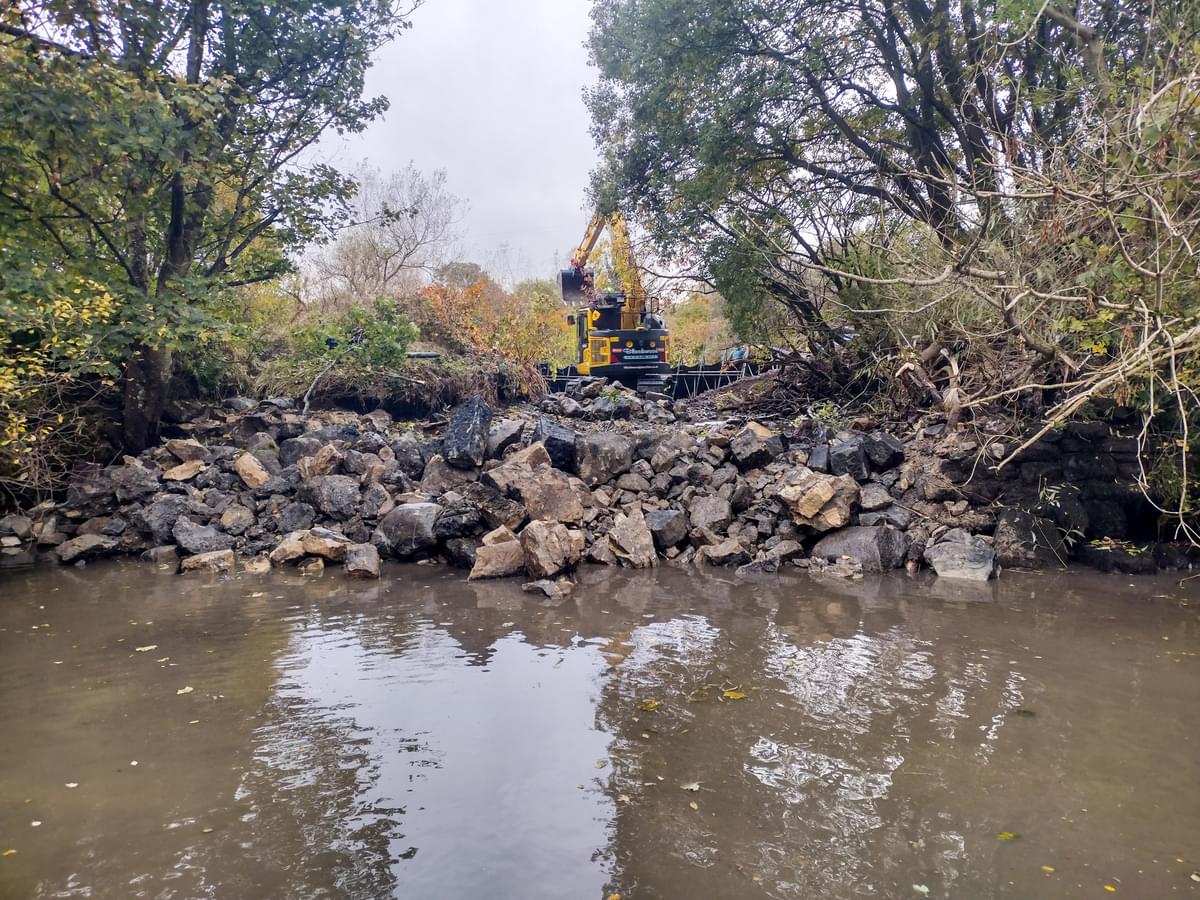 Crossmill Weir Removal - Green Action Trust